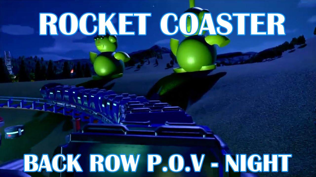 Planet Coaster Console Edition: Rocket Coaster - Back Row P.O.V (Night ...