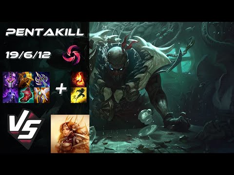 SUPPORT Pyke vs Leona [PENTAKILL] - NA Grandmaster Patch 14.10 - YouTube