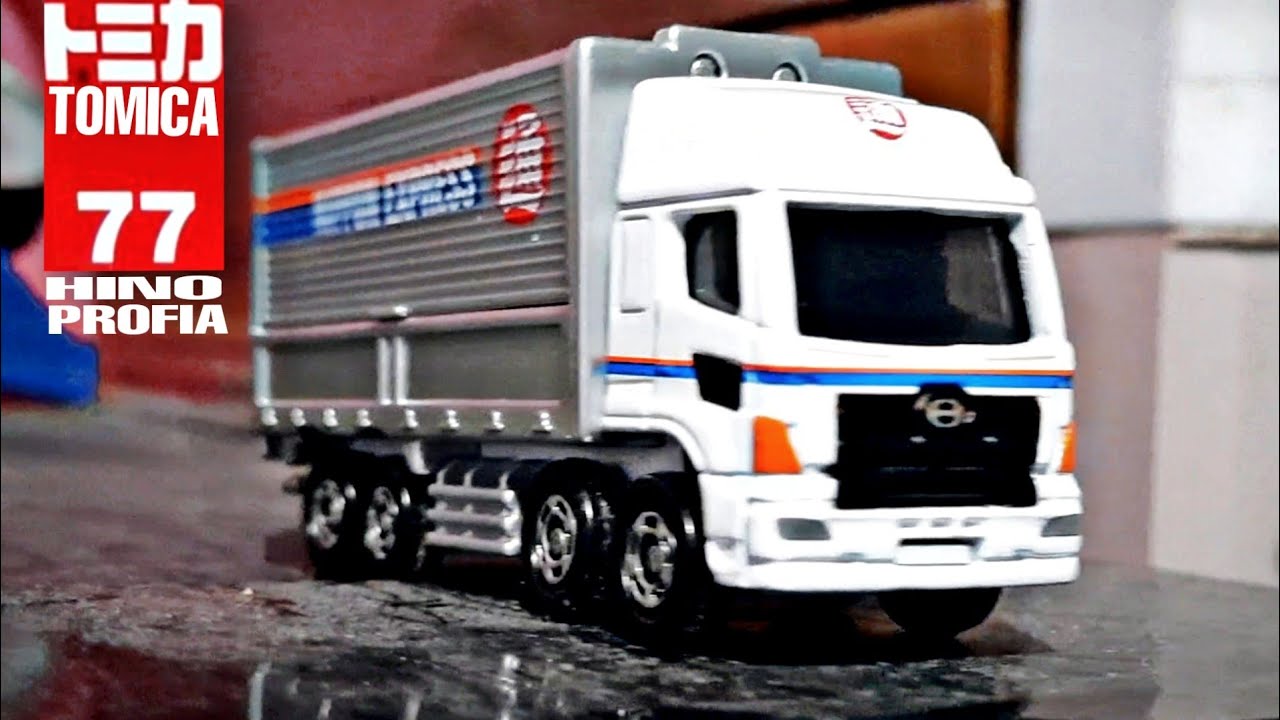 TOMICA NO.77 ||| HINO PROFIA ||| NIPPON EXPRESS TRUCK - YouTube