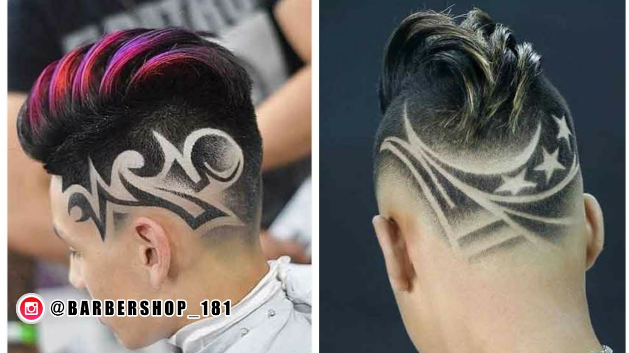 #2 Model Rambut Pria [Line Haircut Tatto] - YouTube