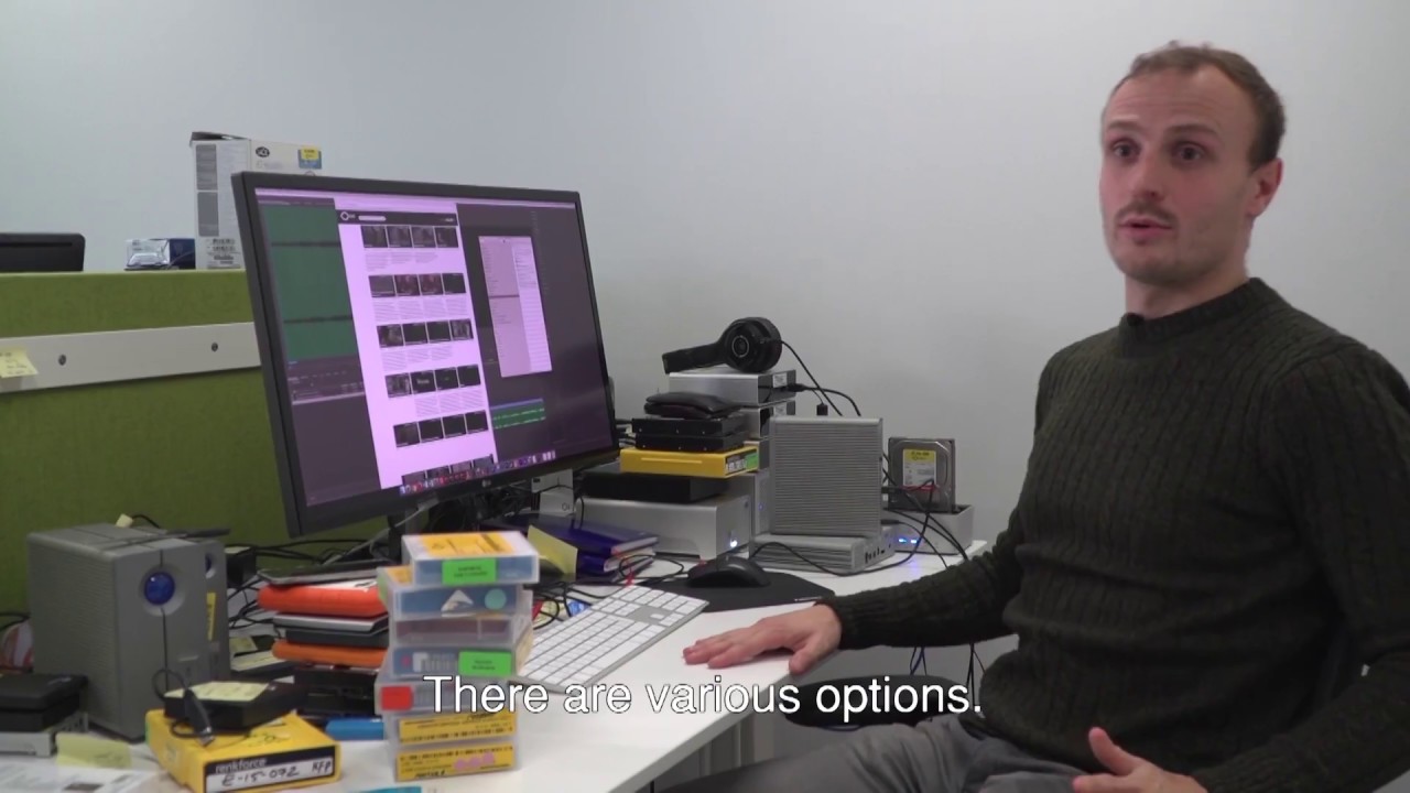 Behind the Scenes Eye Filmmuseum: Digitaal Archief - YouTube