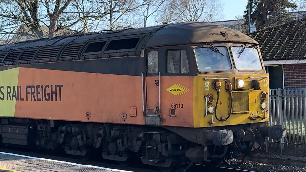 Great mix of loco at water orton including class 20’s 56 and class 66 ...