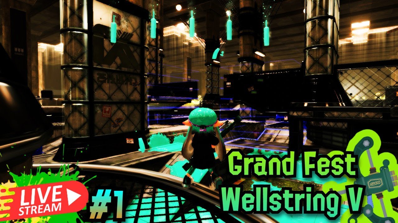 Splatoon 3 Wellstring V For the Grand Fest LIVE! (Stream 1) - YouTube