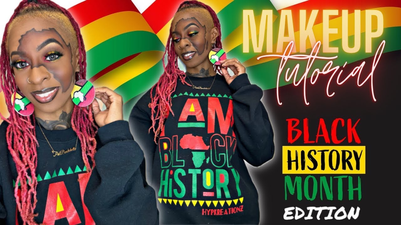 Africa Makeup Tutorial | Black History Edition - YouTube