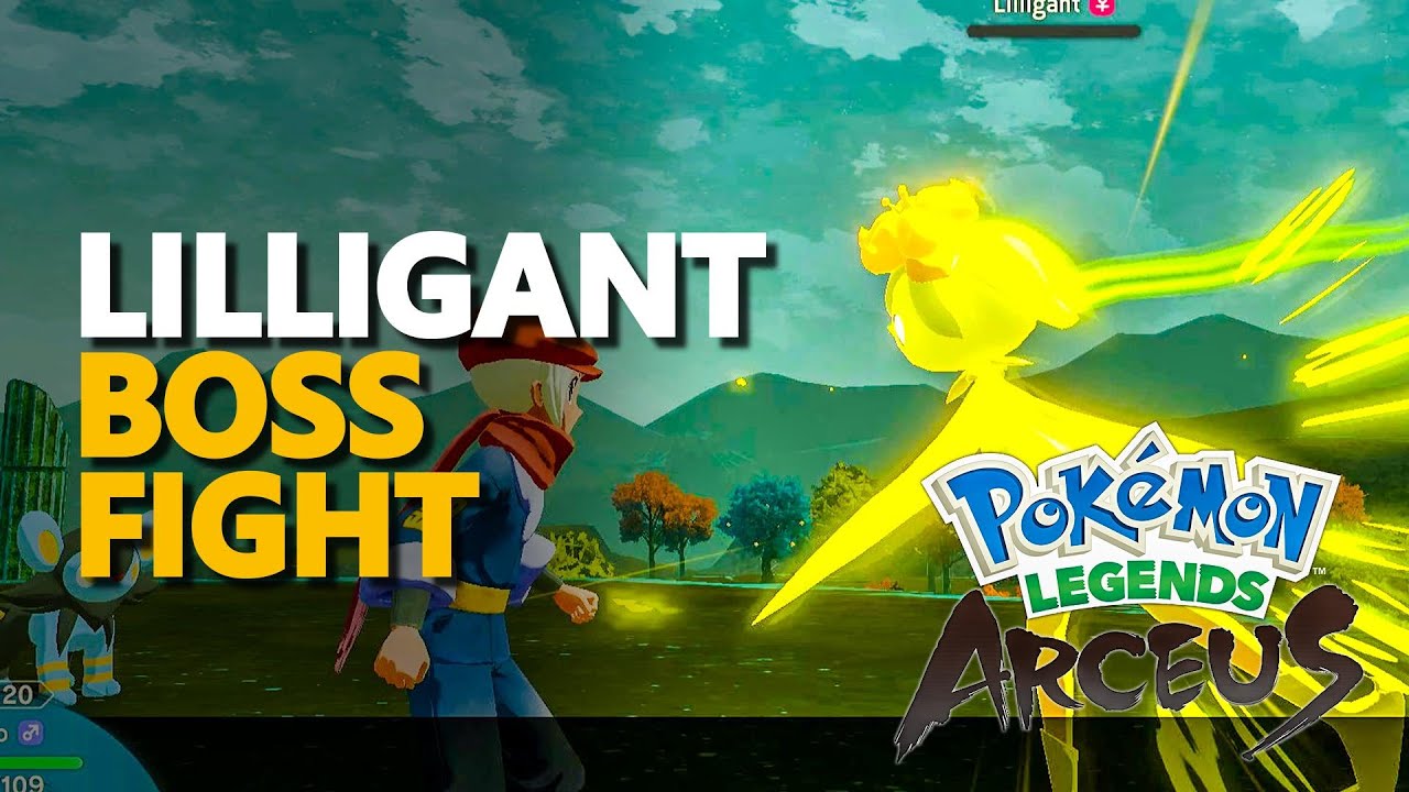 Lilligant Boss Fight Pokemon Legends Arceus - YouTube