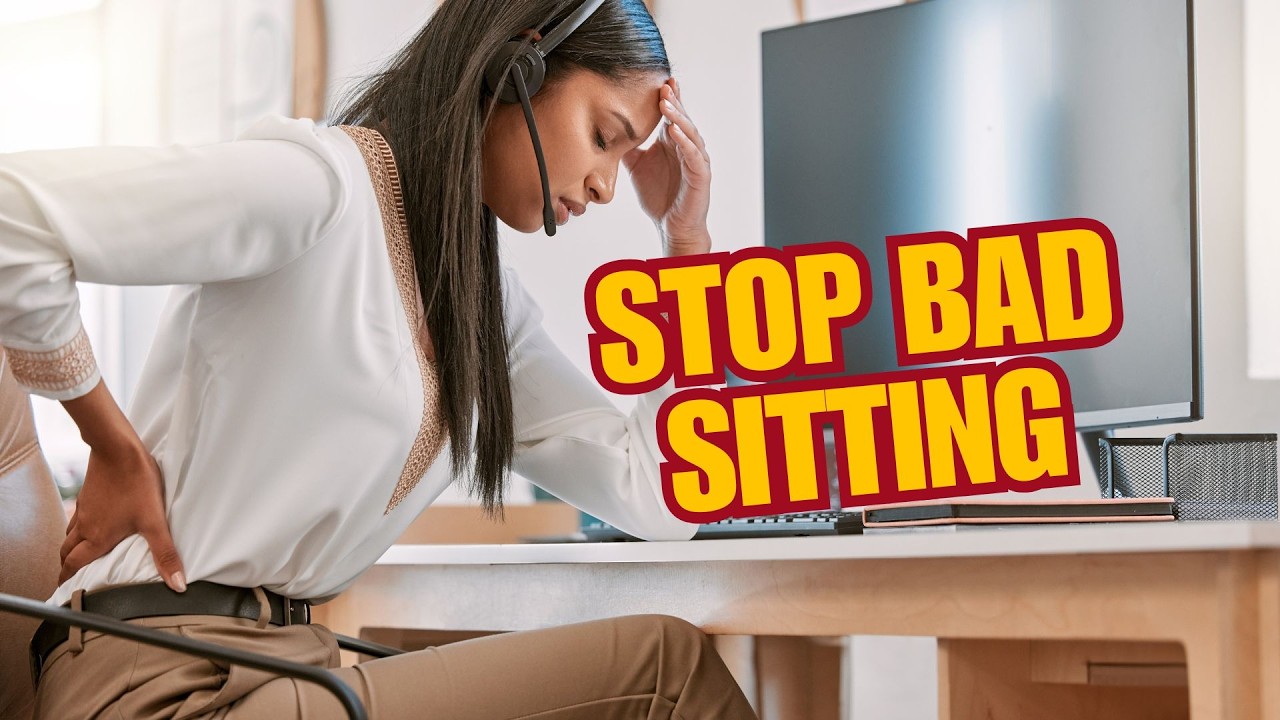 Stop Sitting Like This! Bad Posture Causes Severe Back Pain😮 - YouTube