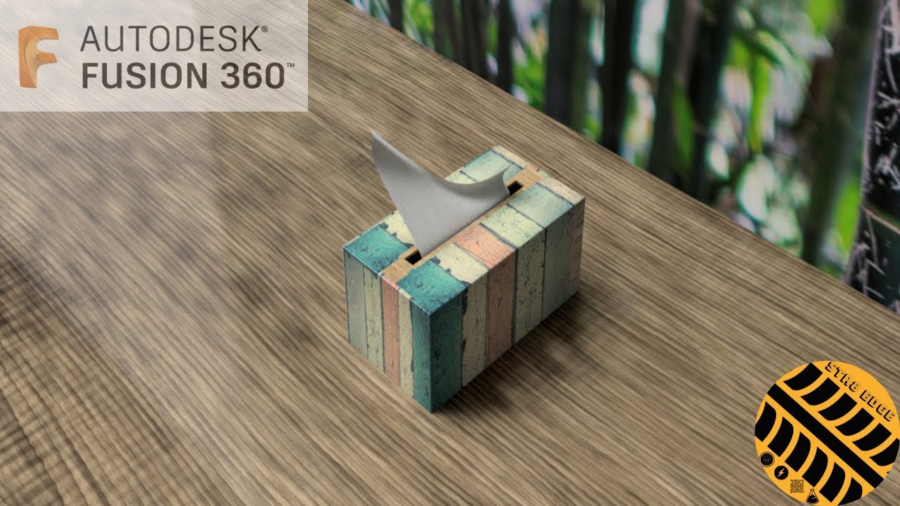 Fusion 360 Tissue Box Holder - YouTube