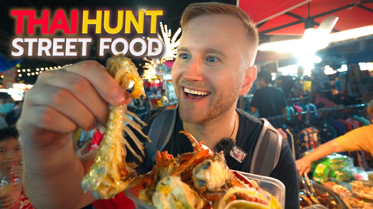 Street Food HUNT in Thailand!! / Samut Prakan Food Festival / Traveling ...