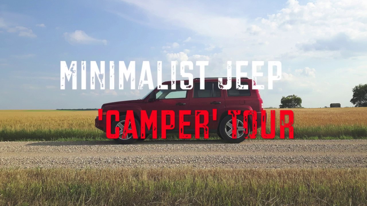 #97: Minimalist Jeep 'Camper' Tour - YouTube