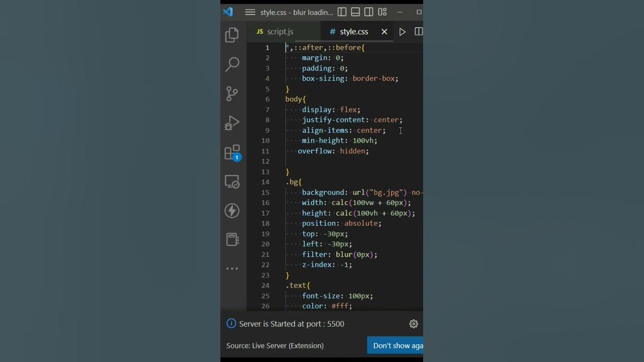 Blurry Loading by using JavaScript (Html, CSS, JS) project- #7 #short ... Blurry Loading by using JavaScript (Html, CSS, JS) project- #7 #short ...