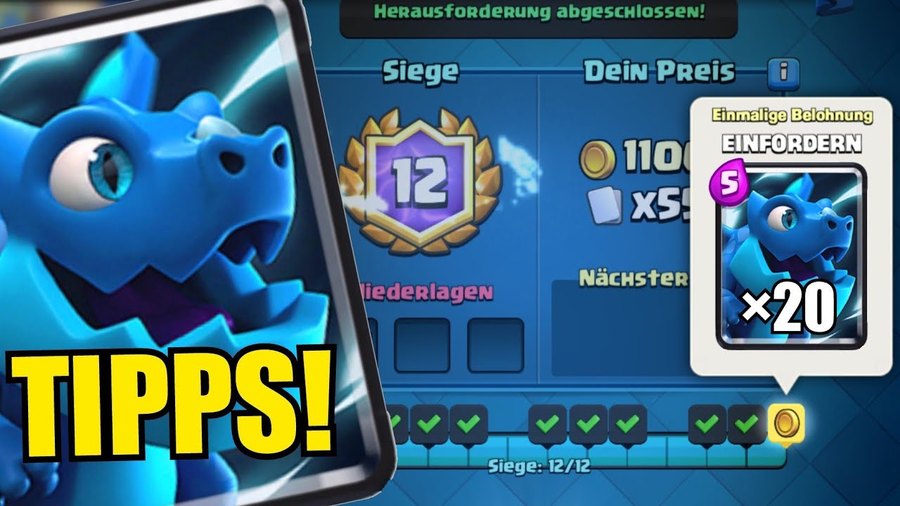 TIPPS für 12 Siege ELEKTRODRACHE Challenge! ⚡ | Electro Dragon ...