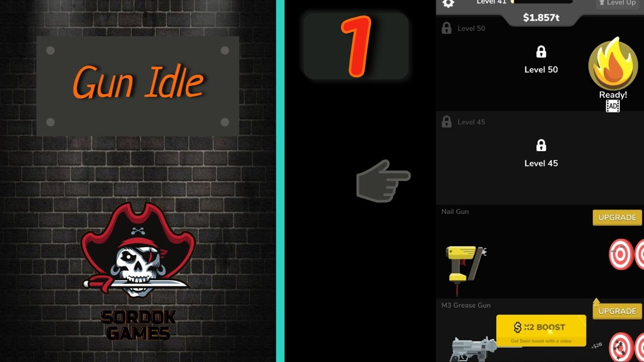 Gun Idle Часть 1. Открываем оружие Прохождение - YouTube