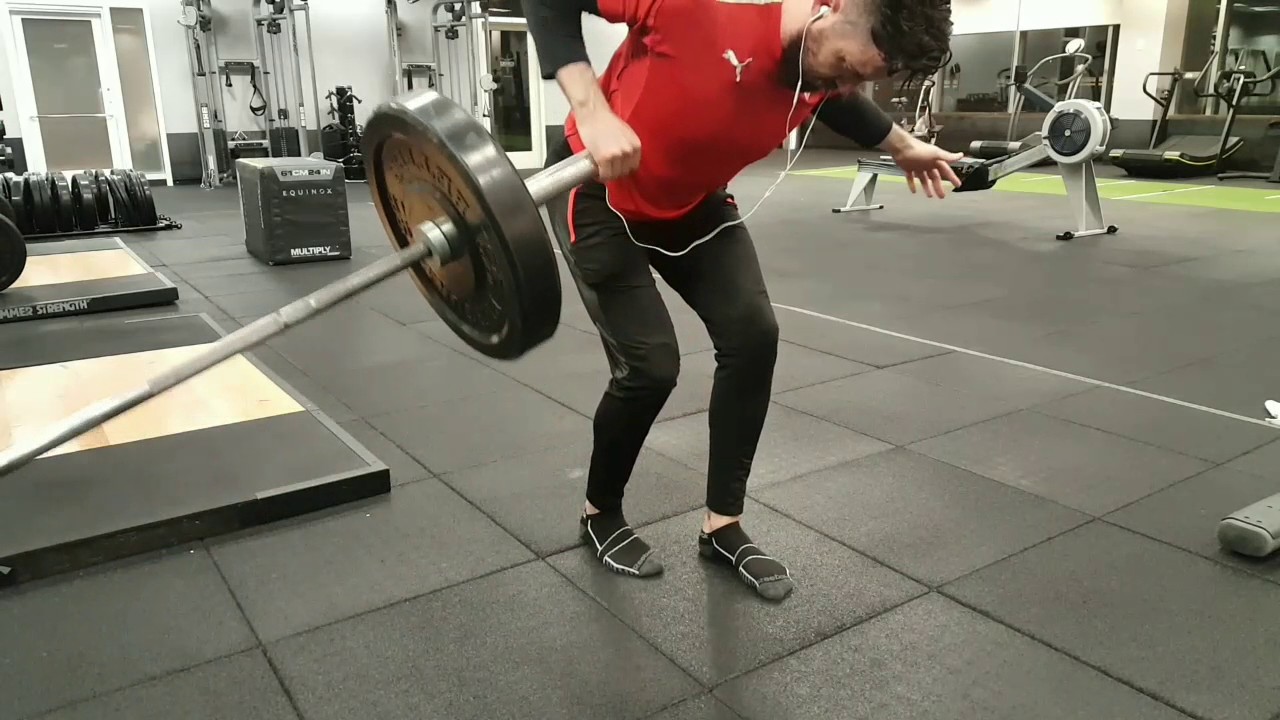 Strength Coach - Landmine Staggered Stance Row - YouTube
