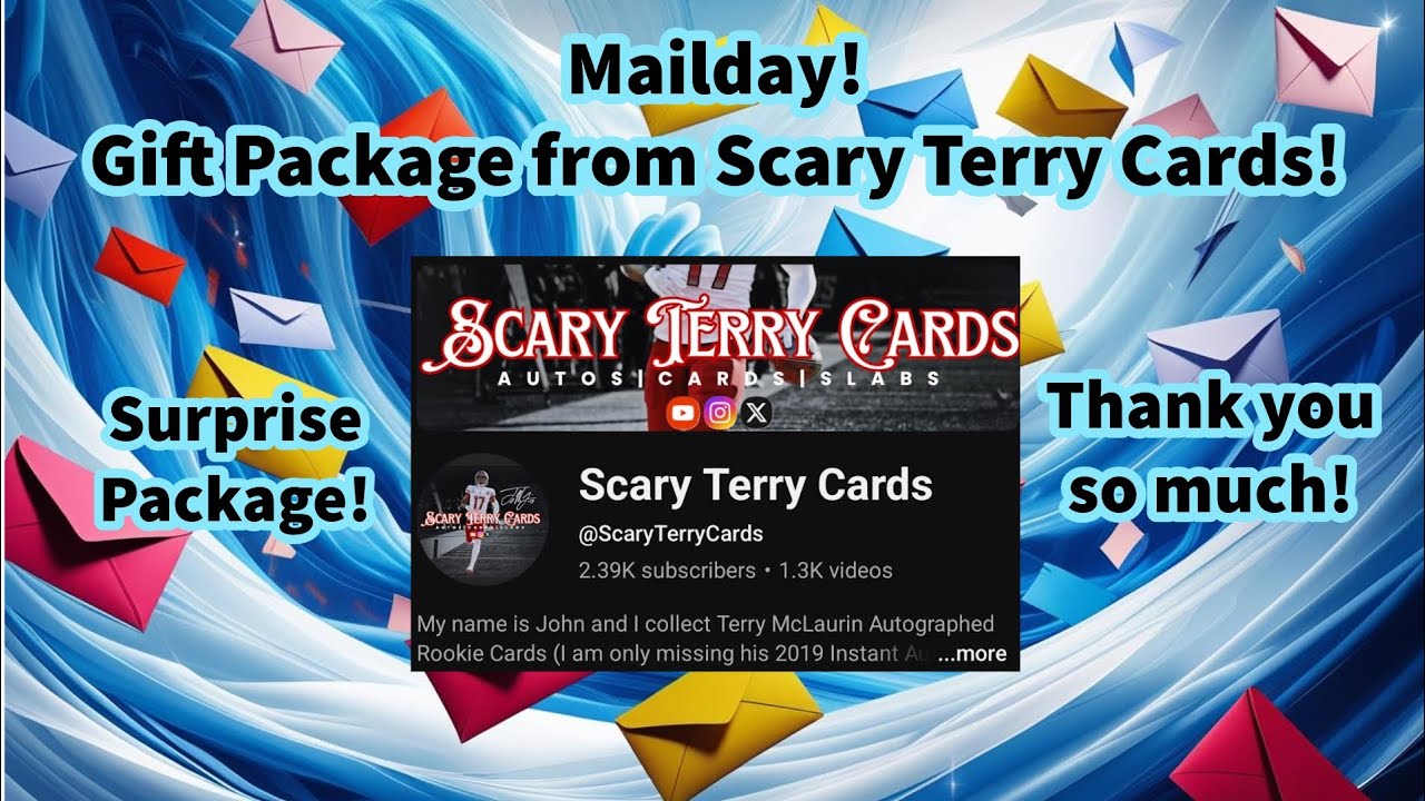 Special Mail Day From Scary Terry Cards! @ScaryTerryCards - YouTube