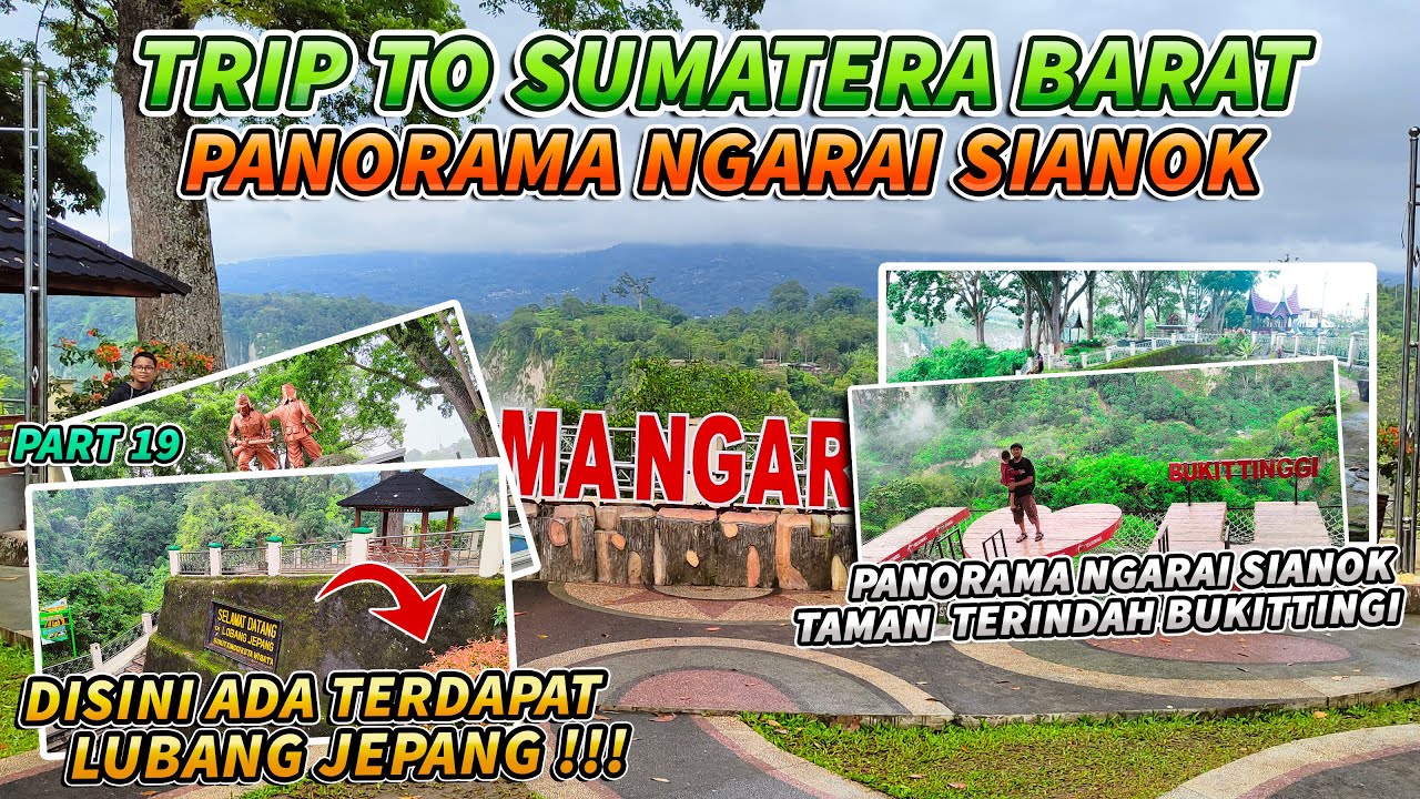 Taman Panorama Ngarai Sianok Bukittinggi || Wisata Sumatera Barat - YouTube