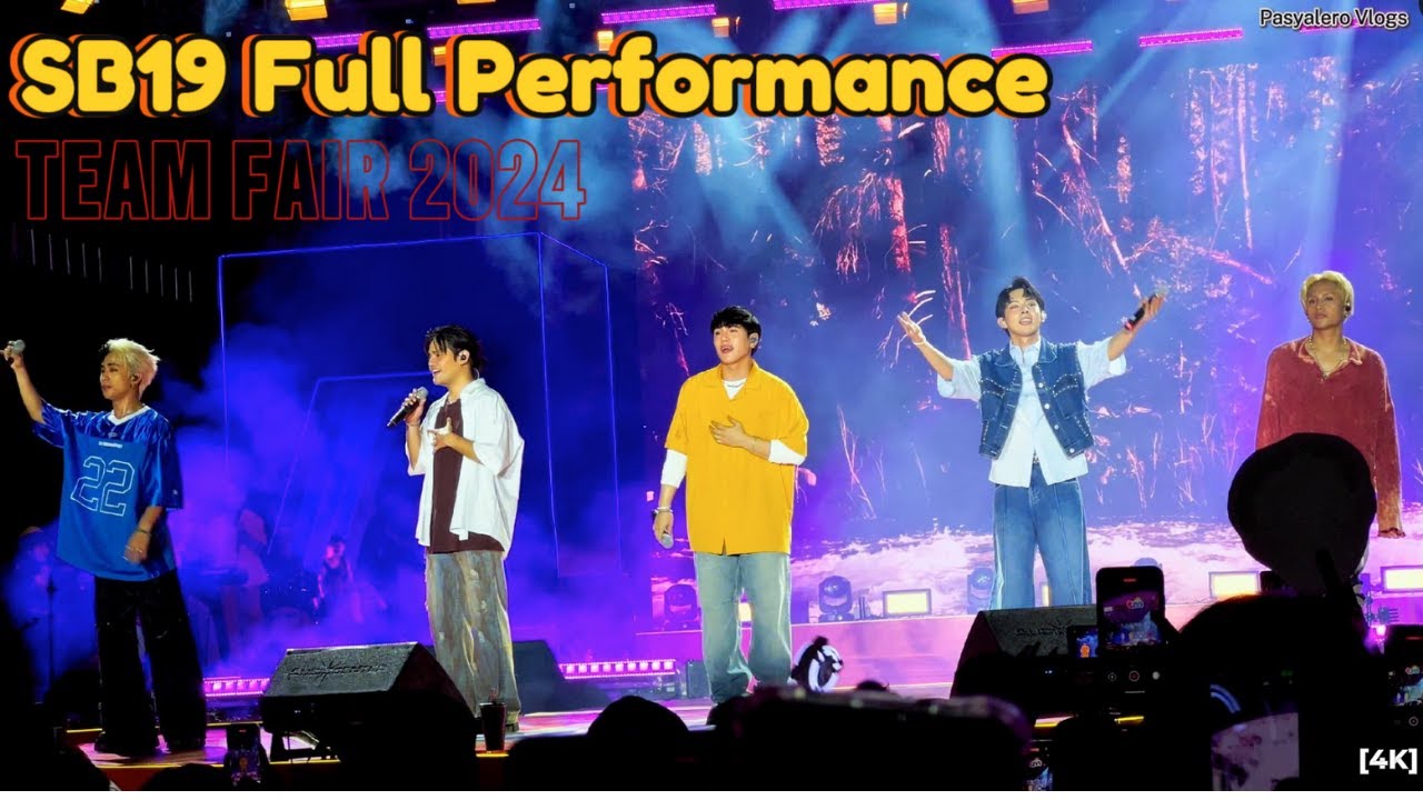 SB19 Team Fair 2024 at Bulacan Sports Complex - Full Performance [4K ...