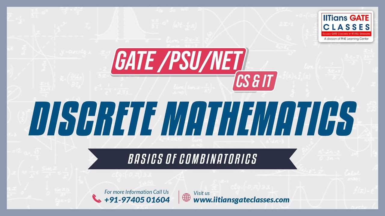 Basics Of Combinatorics Permutations And Combinations Discrete Mathematics Gate Cs