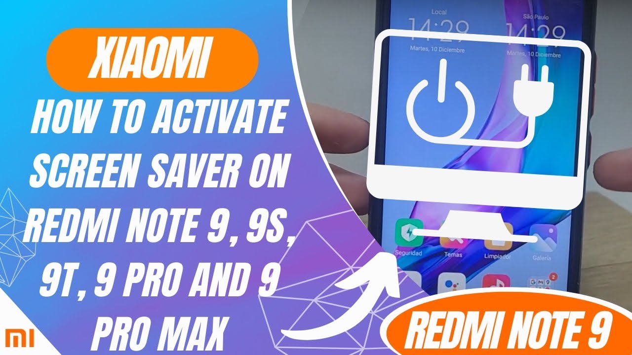 How to activate screen saver on Redmi Note 9, 9S, 9T, 9 Pro and 9 Pro ...