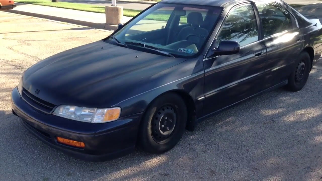 My 94 Honda Accord walkaround - YouTube