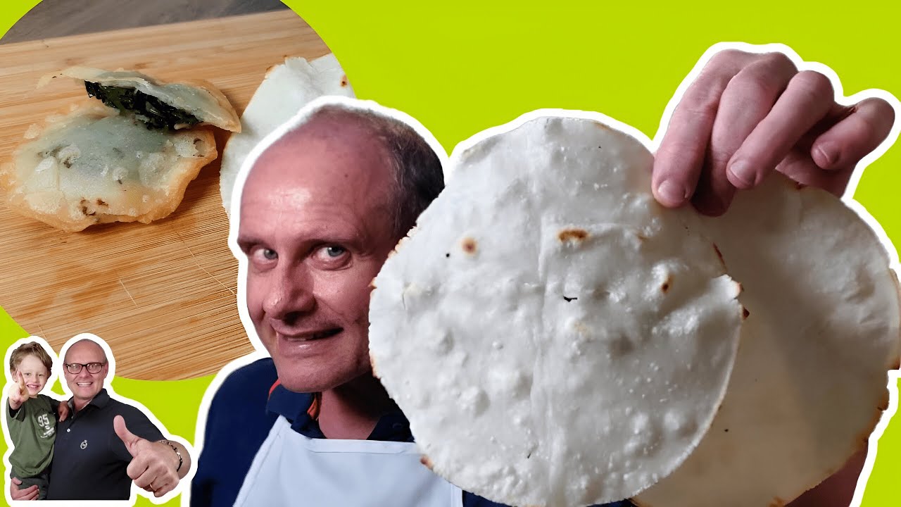 Tortillas italianas y Ravioli sin gluten con 1 ingrediente. - YouTube