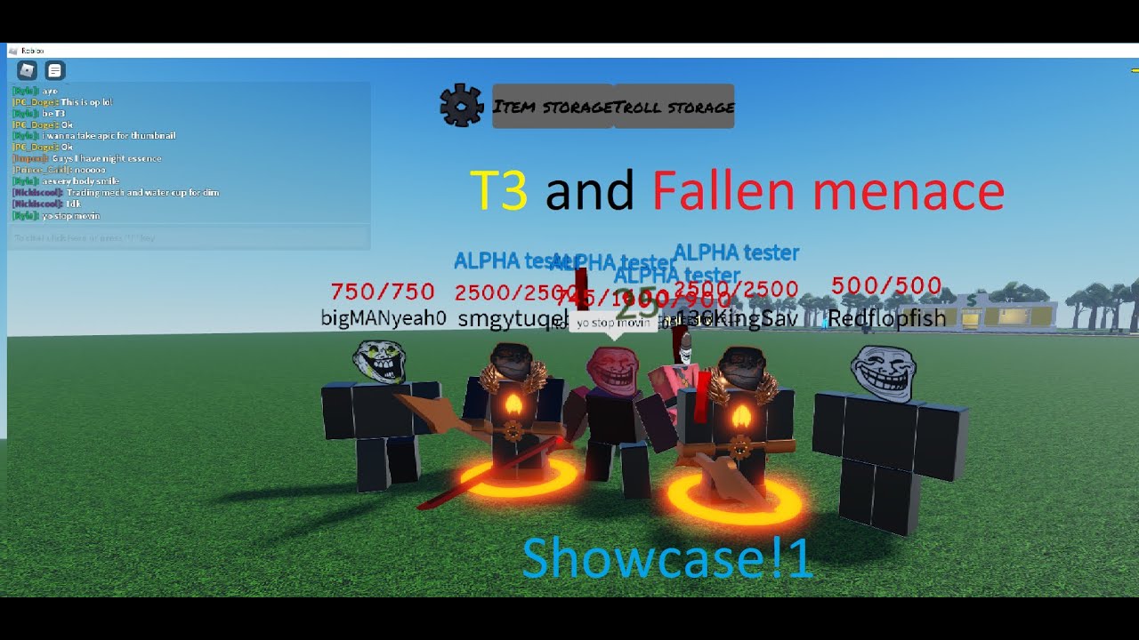 T3 and Fallen Menace Showcase (this was a pain to get) - YouTube