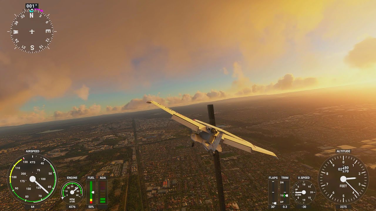 Microsoft Flight Simulator 2020 - Attempting to land on the Melbourne ...
