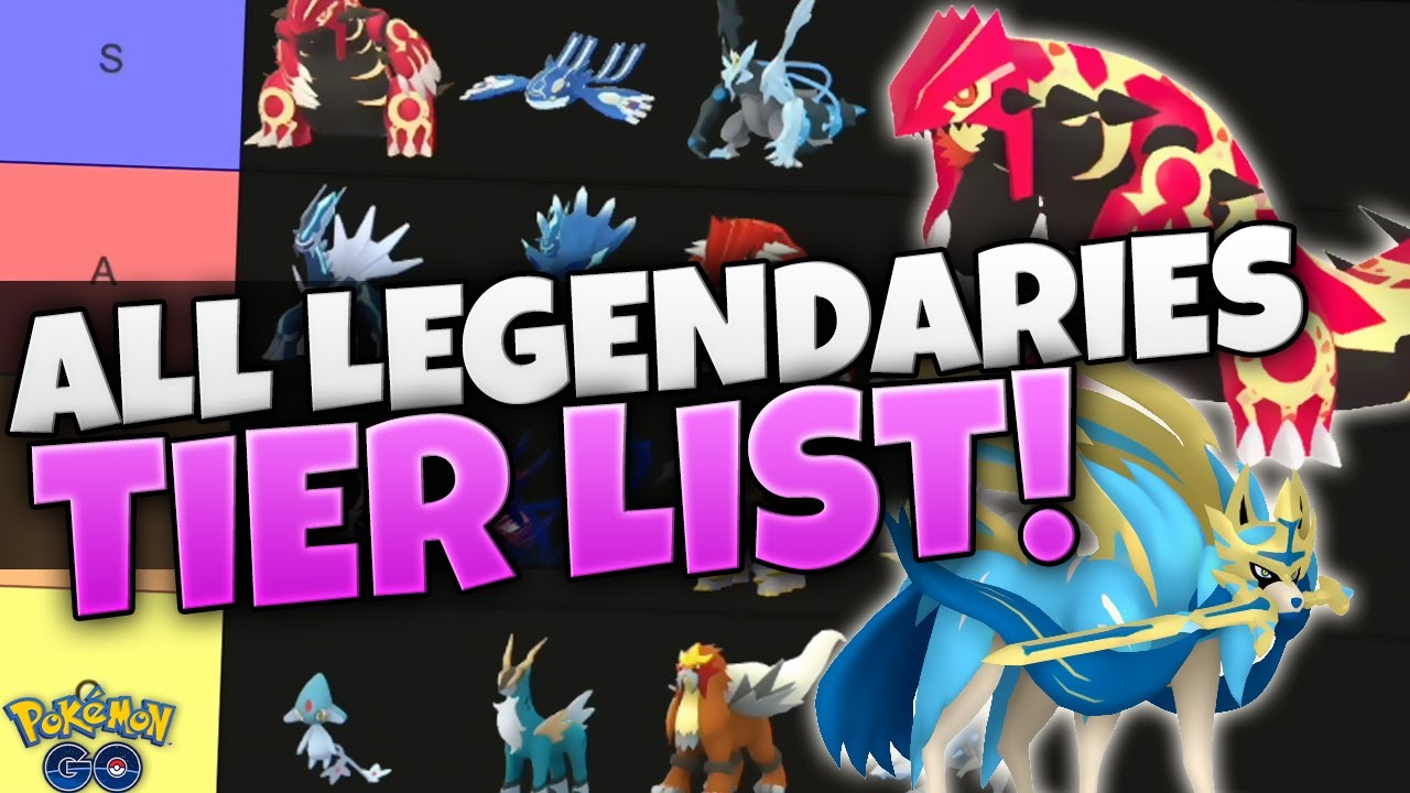 All Legendary Pokemon Chart Ranking All Legendary Pokemon Tier List