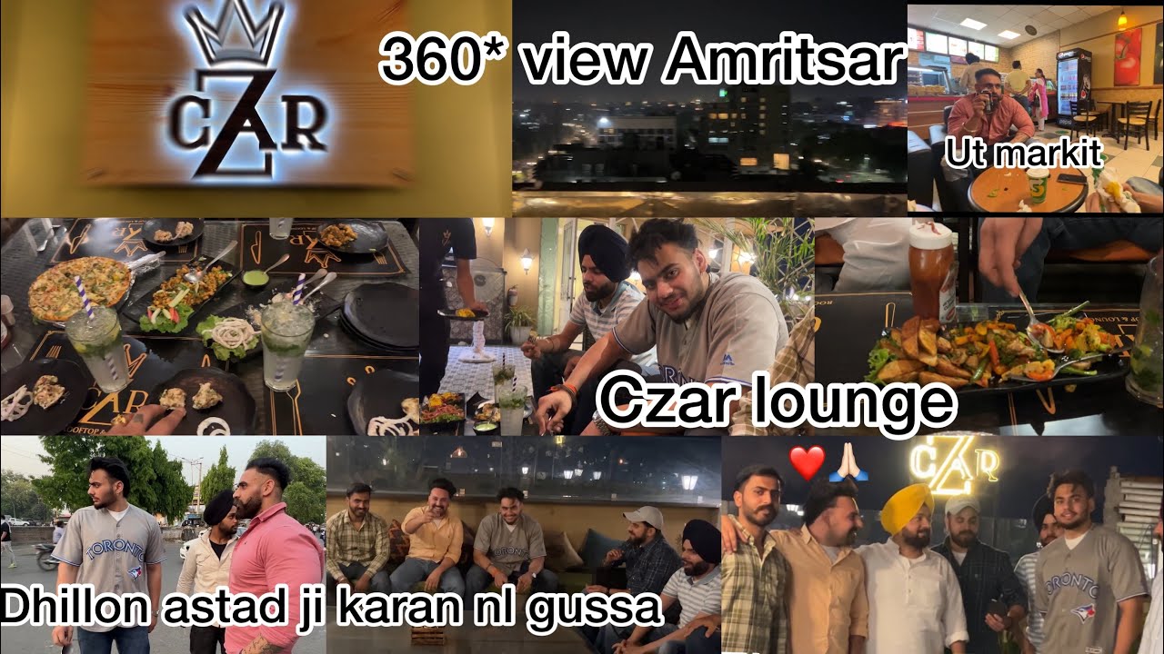 Peaceful place in Amritsar best lounge CZAR 👑 Khaint food Saturday ...