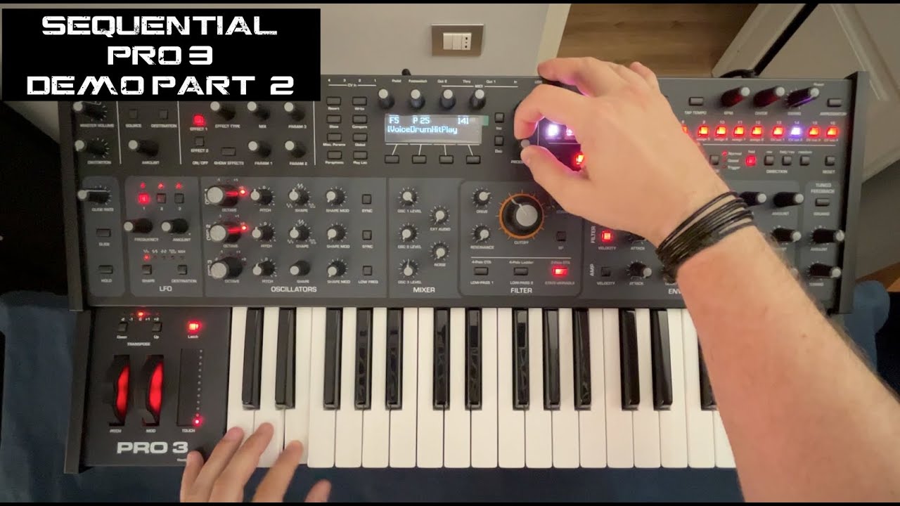 Sequential Pro 3 Demo Part. 2 | No Talking | - YouTube