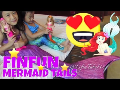 Lifia Niala Buka Paket Putri Duyung Monofin - Unboxing Fin fun Mermaid Tails Indonesia