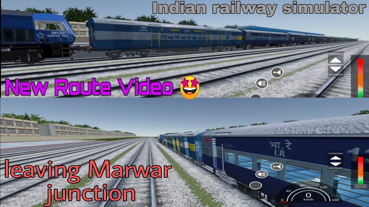 Indian railway simulator || Upcoming update || New Route Video || Loco ...
