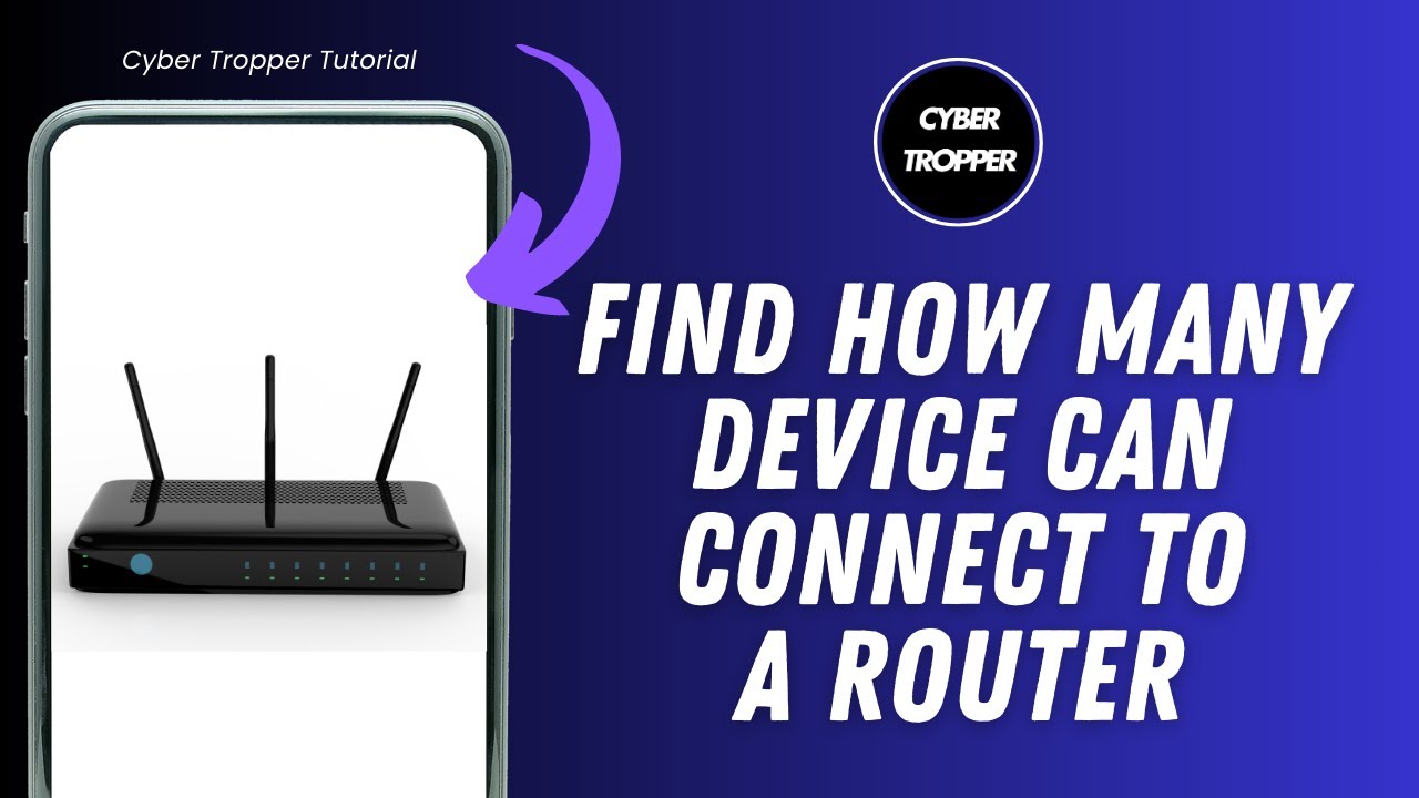 Find How Many Device Can Connect To A Router - YouTube