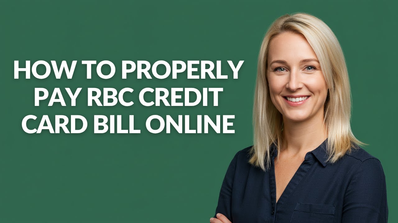 HOW TO PROPERLY PAY RBC CREDIT CARD BILL ONLINE - Julia'sTutorials ...