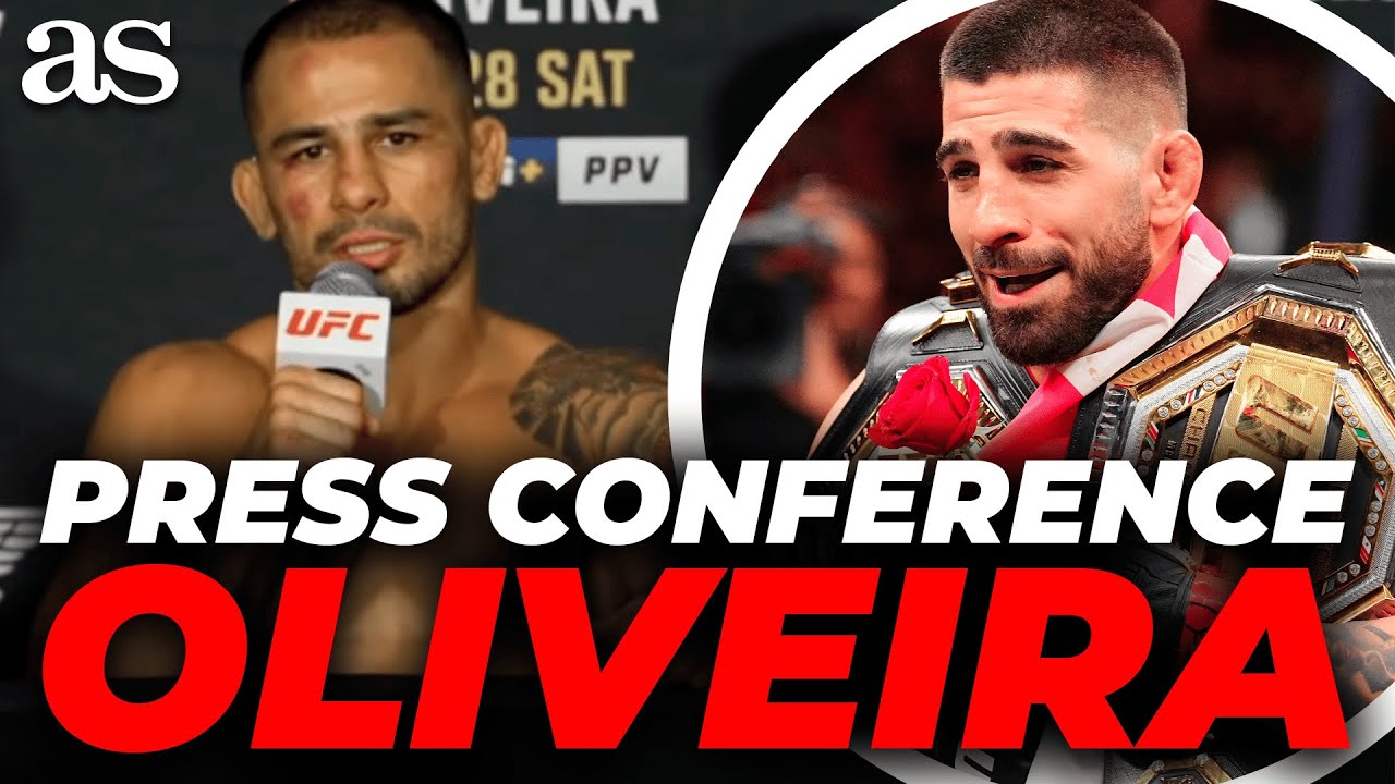 CHARLES OLIVEIRA, FULL PRESS CONFERENCE after his DEFEAT vs. ILIA ...