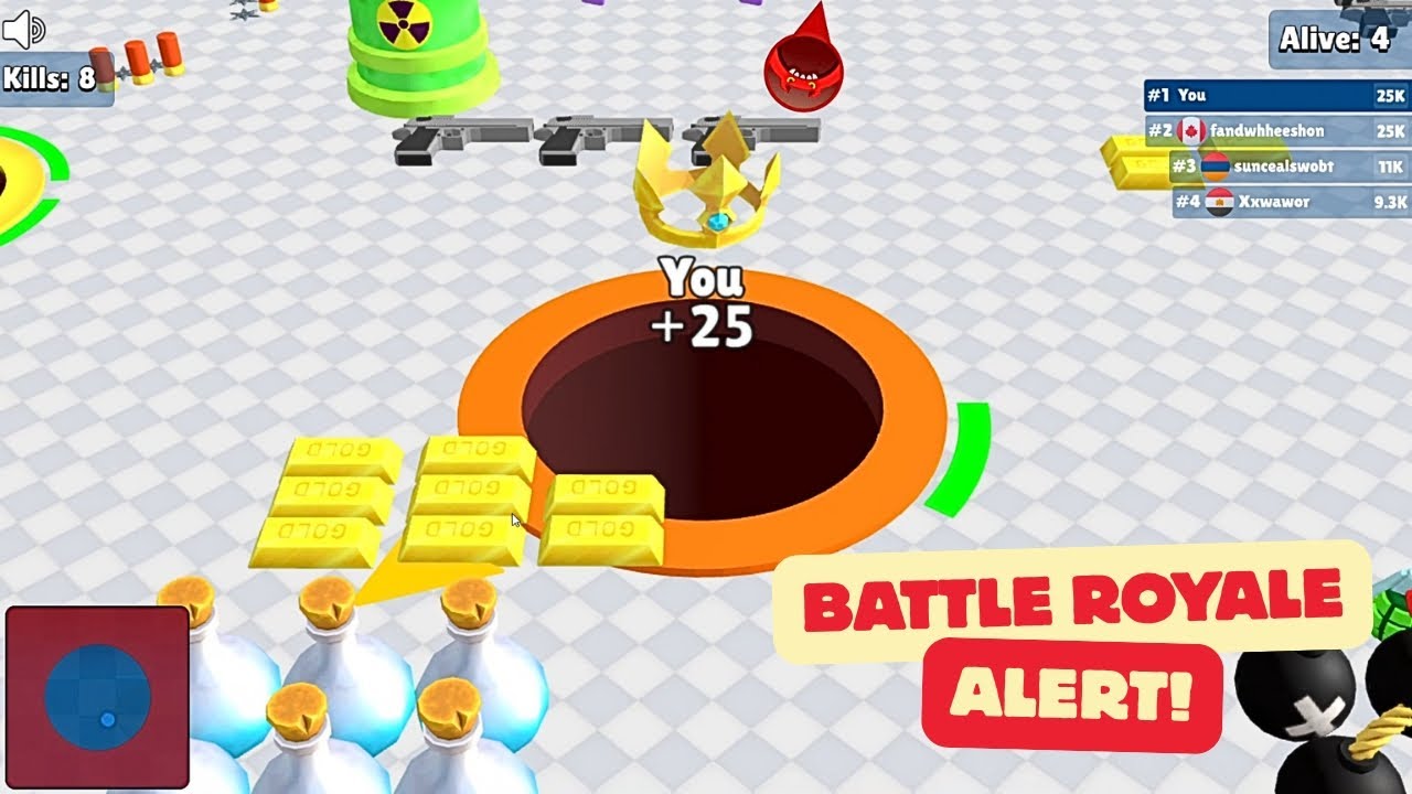 Holey.io Battle Royale 🕹️ Play on CrazyGames PART 3 - YouTube