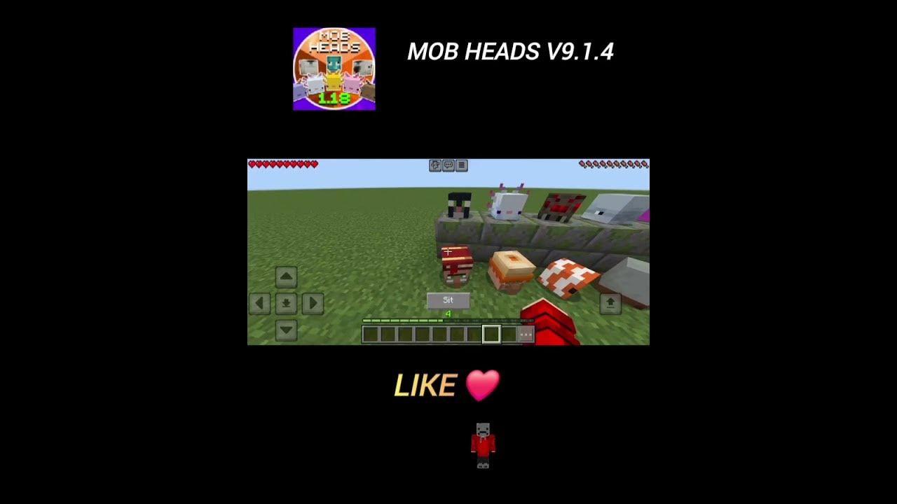 مود هد ماب ها برای ماینکرافت بدراک🤯 ماین کرافت Minecraft مود