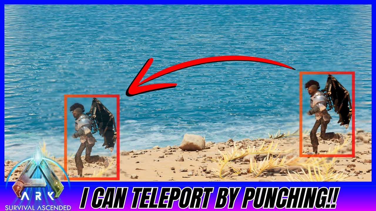 These Gloves Make me Teleport Ark Survival Ascended Omega Mod - YouTube