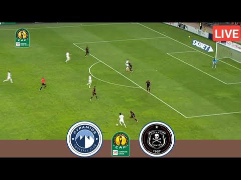 🔴LIVE: Pyramids vs Orlando Pirates | CAF Champions League Match Today ...