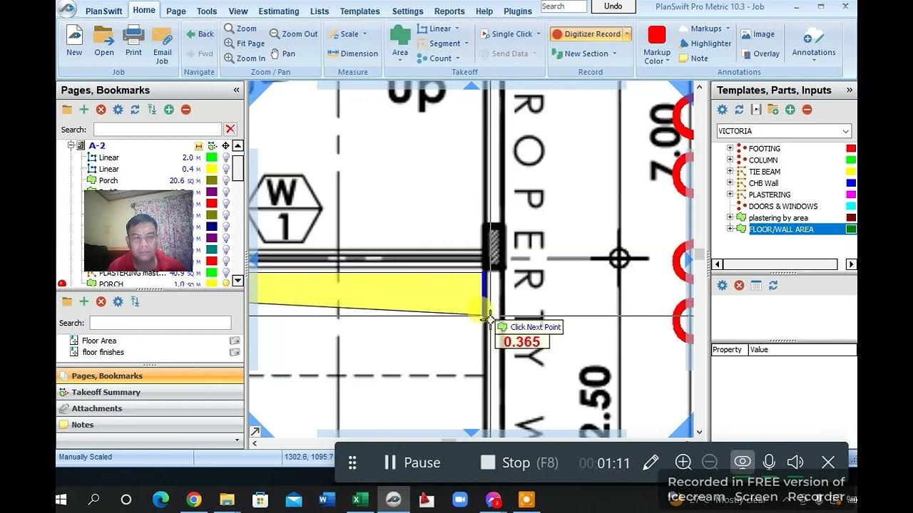 QTY TAKEOFF USING PLANSWIFT SOFTWARE - YouTube