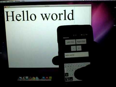Control Keyboard & Mouse w/ Android app via Arduino - YouTube