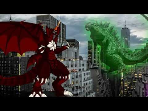 sharkzilla vs Godzilla part 2 - YouTube