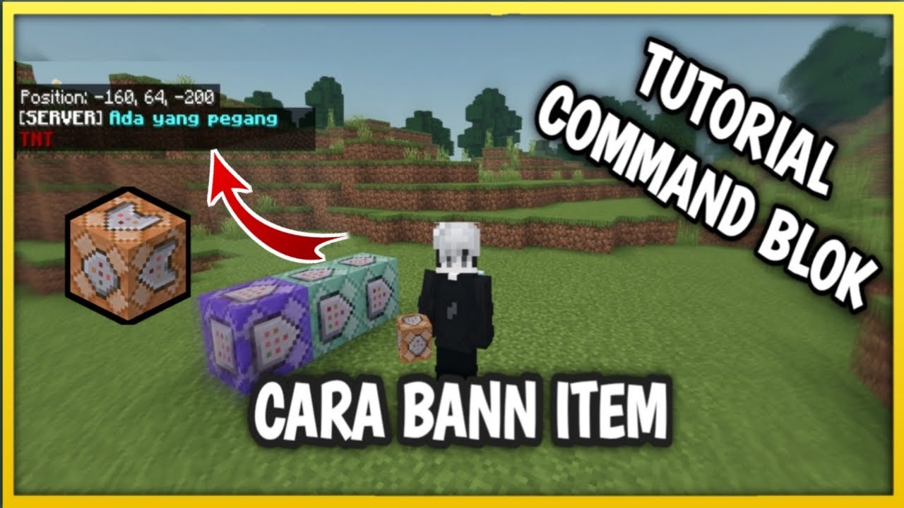 TUTORIAL CARA BAN ITEM DI MINECRAFT COCOK BUAT SERVER - YouTube