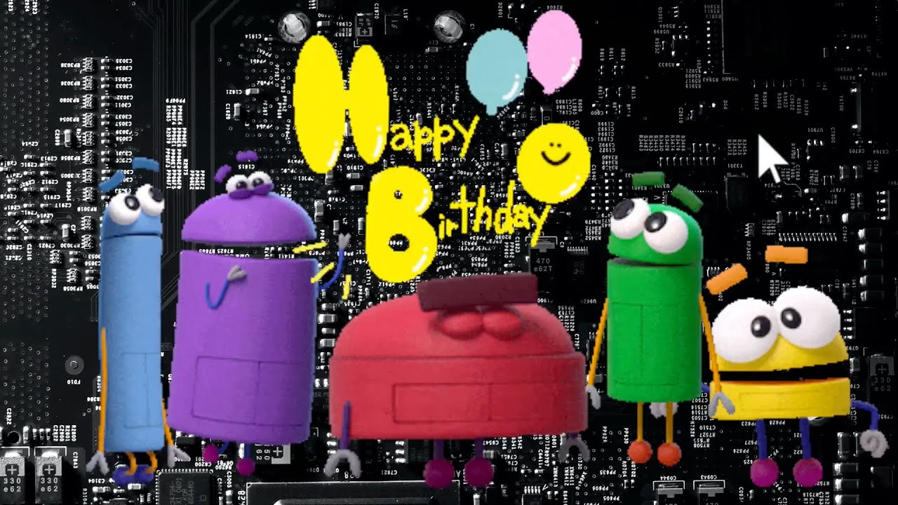 Happy Birthday Song, Banners and Decors - Ask the Storybots Theme - YouTube