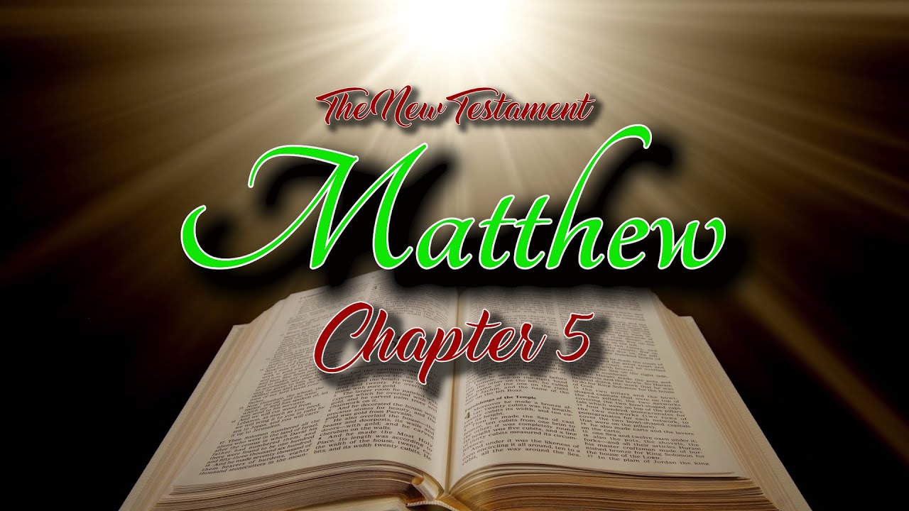Audio Bible - New Testament - Matthew Chapter 05 - YouTube