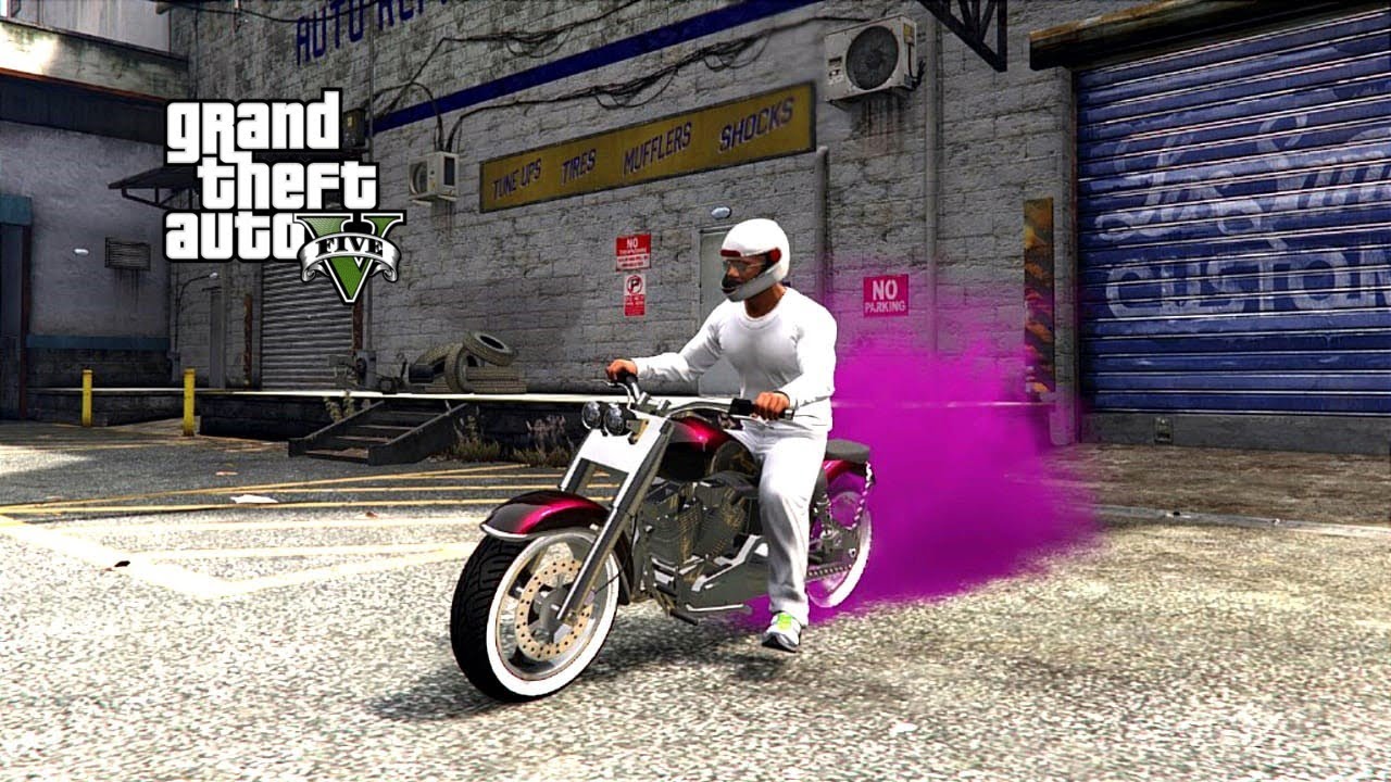 GTA 5 - Best Franklin's Bike Customization | Western Bagger - YouTube