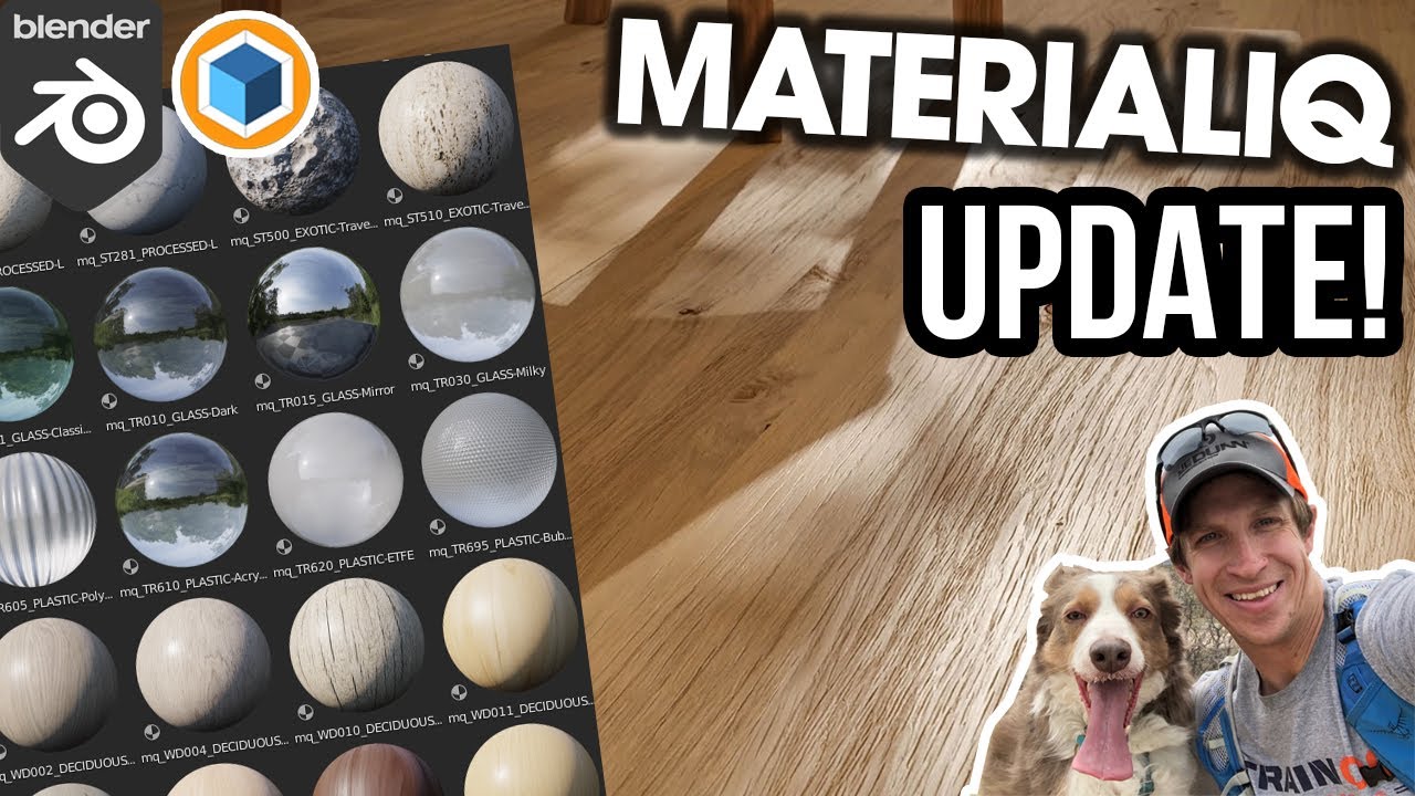 Materialiq for Blender UPDATED! Asset Browser Support and More! - YouTube