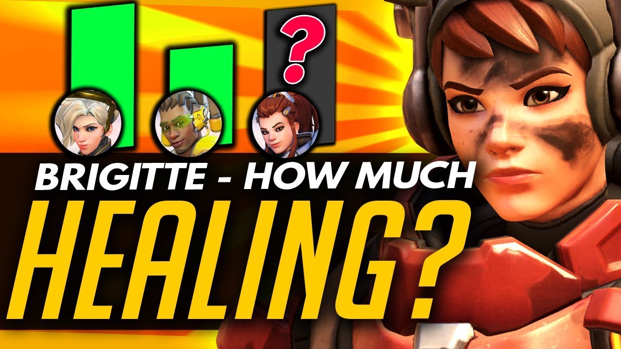 Overwatch | How Much Does Brigitte REALLY HEAL?! - New Hero Stats ...