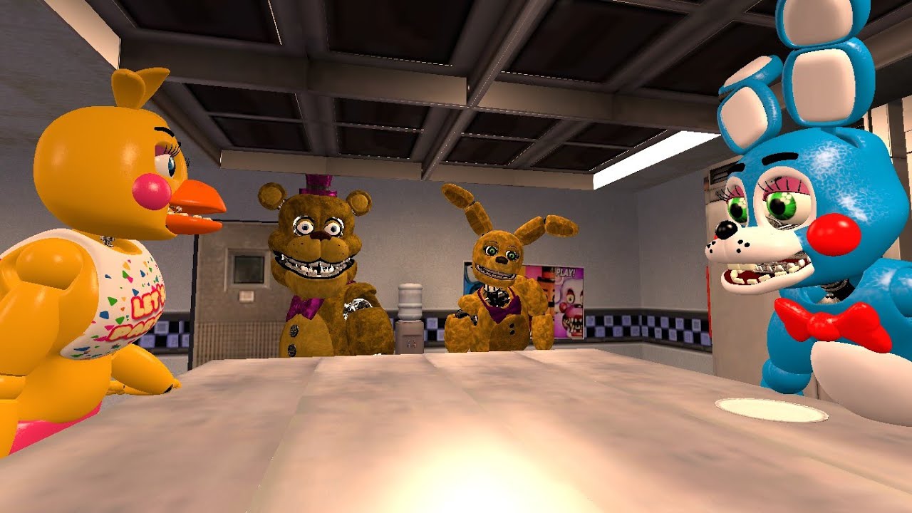 Gmod FNAF Freddy and friends toy Chica's friends - YouTube