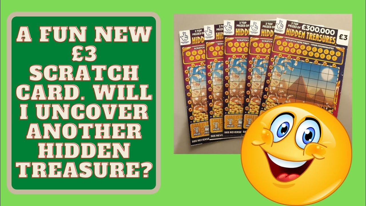 New £3 lottery scratch cards to enjoy, 5 of the new Hidden Treasure ...
