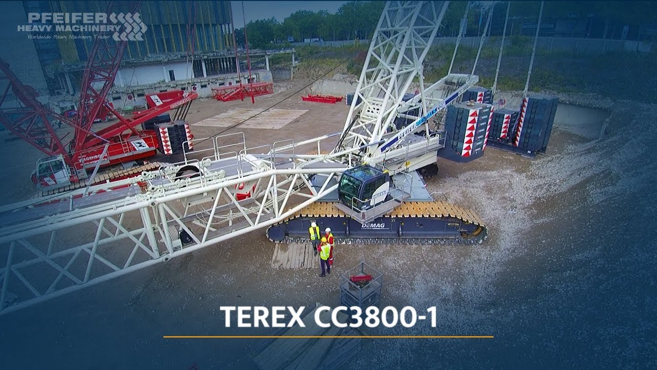 Terex CC3800-1 Pfeifer Rentals - YouTube